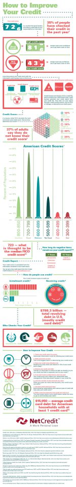 Understanding and Improving Credit Scores (Infographic) - NetCredit Blog